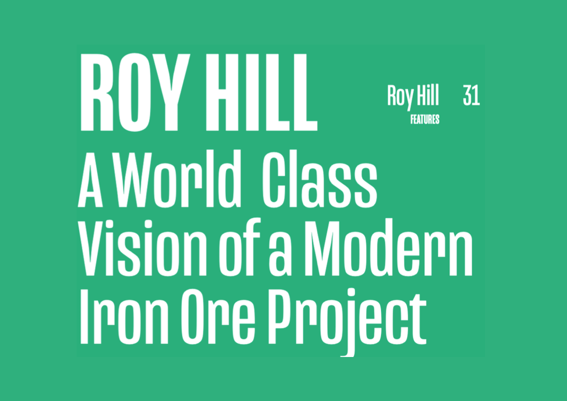 ROY HILL A World Class Vision of a Modern Iron Ore Project - Andev Project