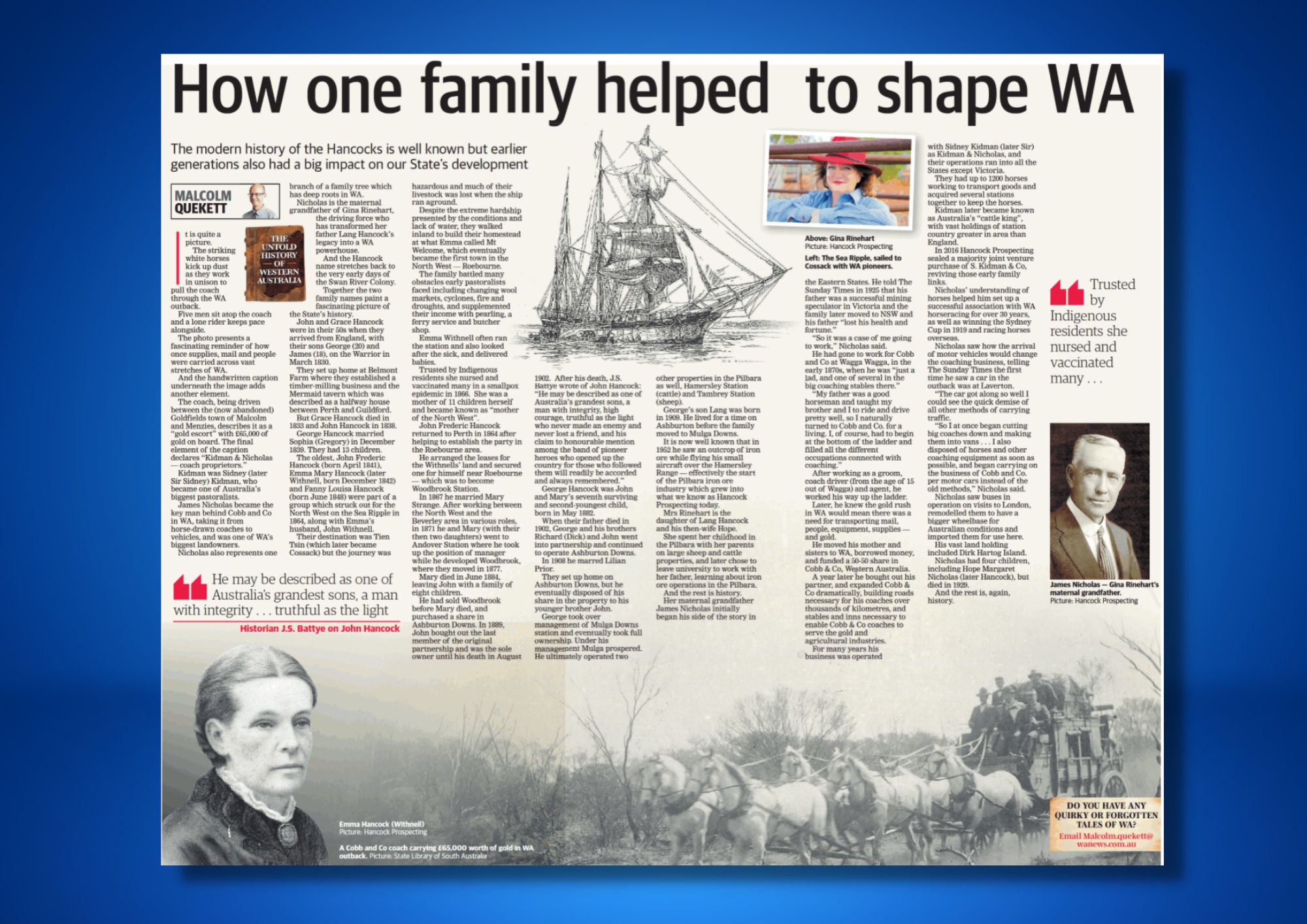 How one family helped to shape WA | The untold history of Western ...